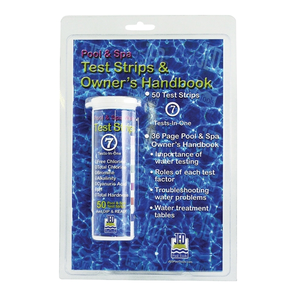 Jed Pool Tools 00-492 Pool Test Kit, 7-Way